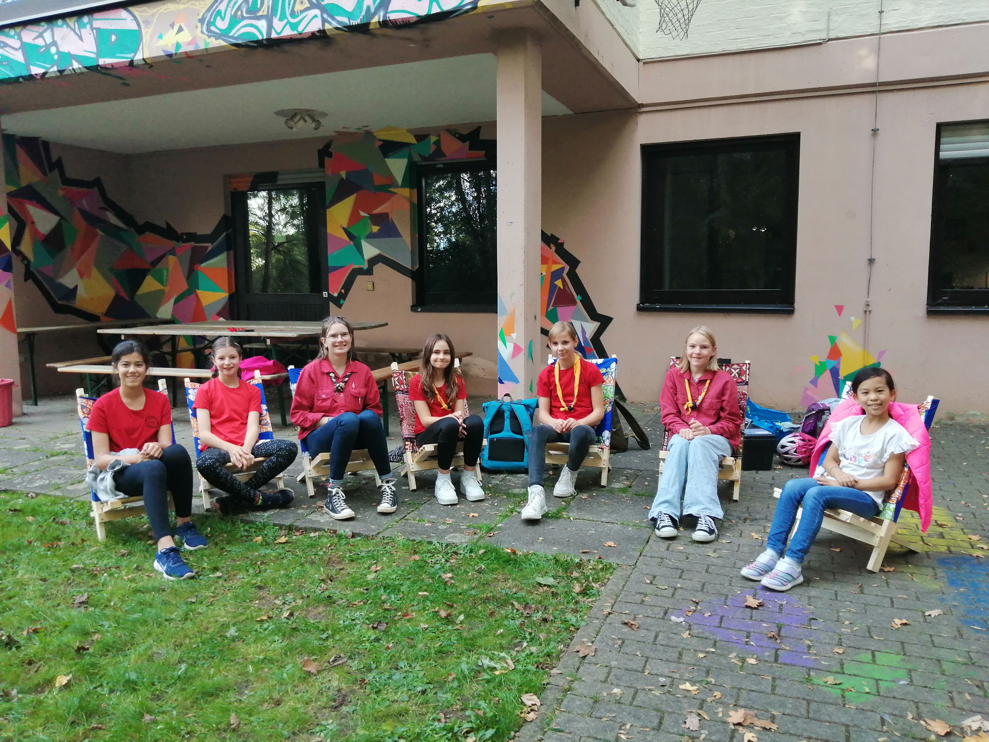 Schwedenstuhlaktion der Honigdachse - Heliand Pfadfinderinnenschaft