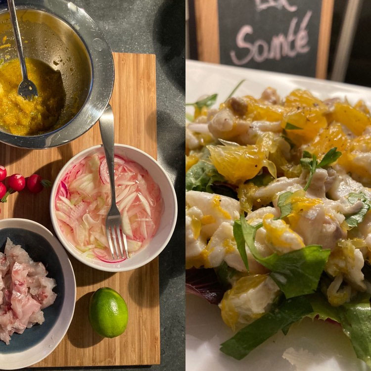 Ceviche de bar et agrumes - Site de valencuisine