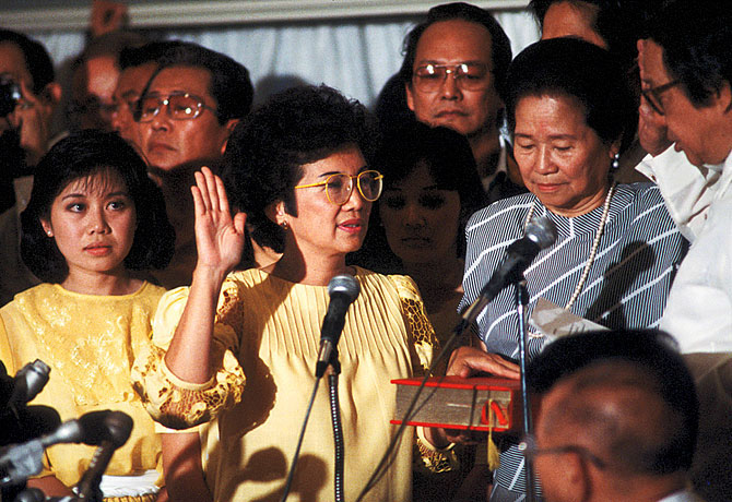 Eleventh President of the Philippines (1986-1992) - phinagana