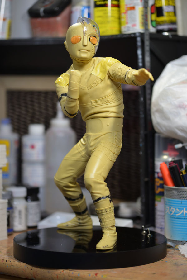 海洋堂 メガソフビ 人造人間キカイダー 製作 - 鉄太郎05 海洋堂 メガソフビ 人造人間キカイダー 製作 - 鉄太郎05