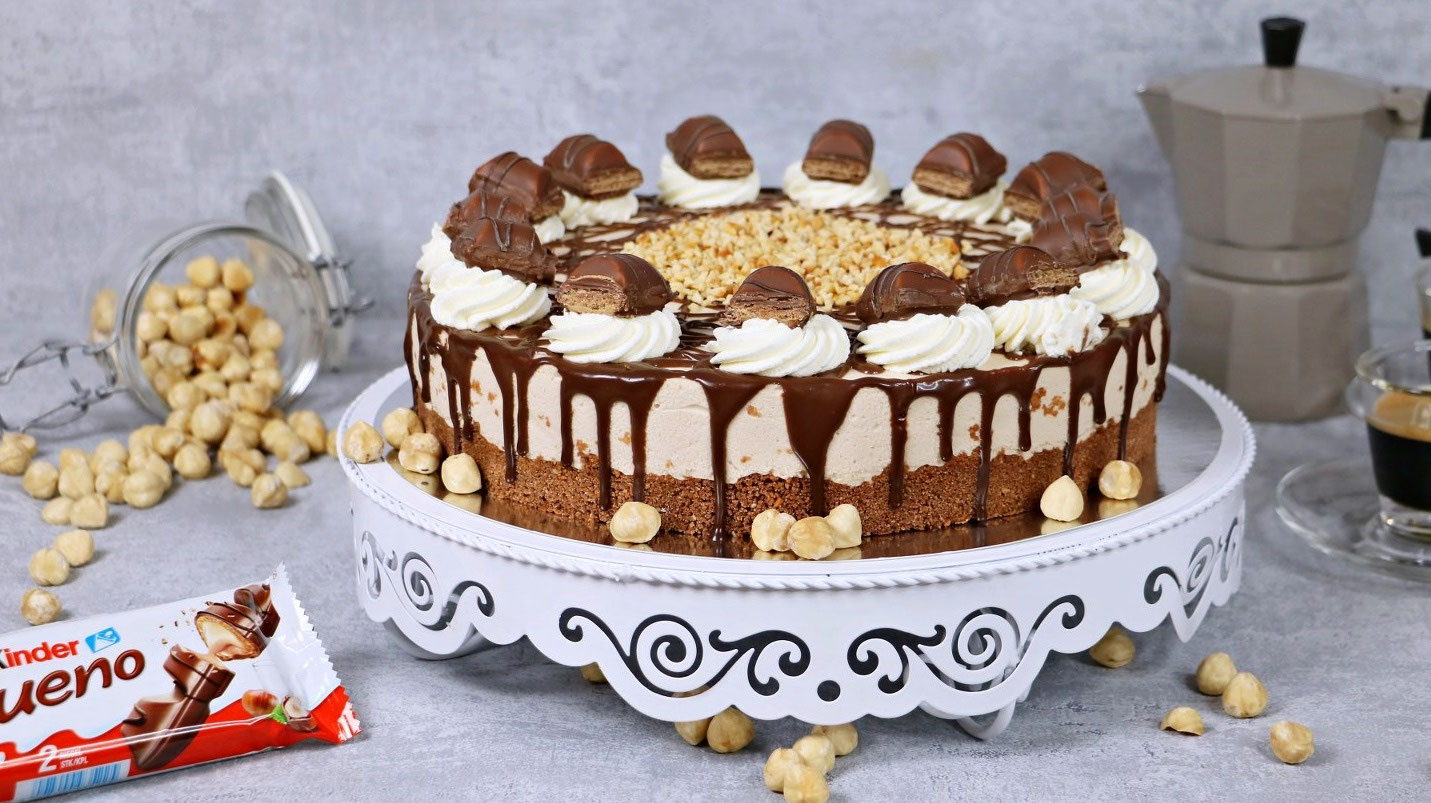 Kinder Bueno Cheesecake – Kuchen ohne Backen/ Kinder Bueno torta bez ...