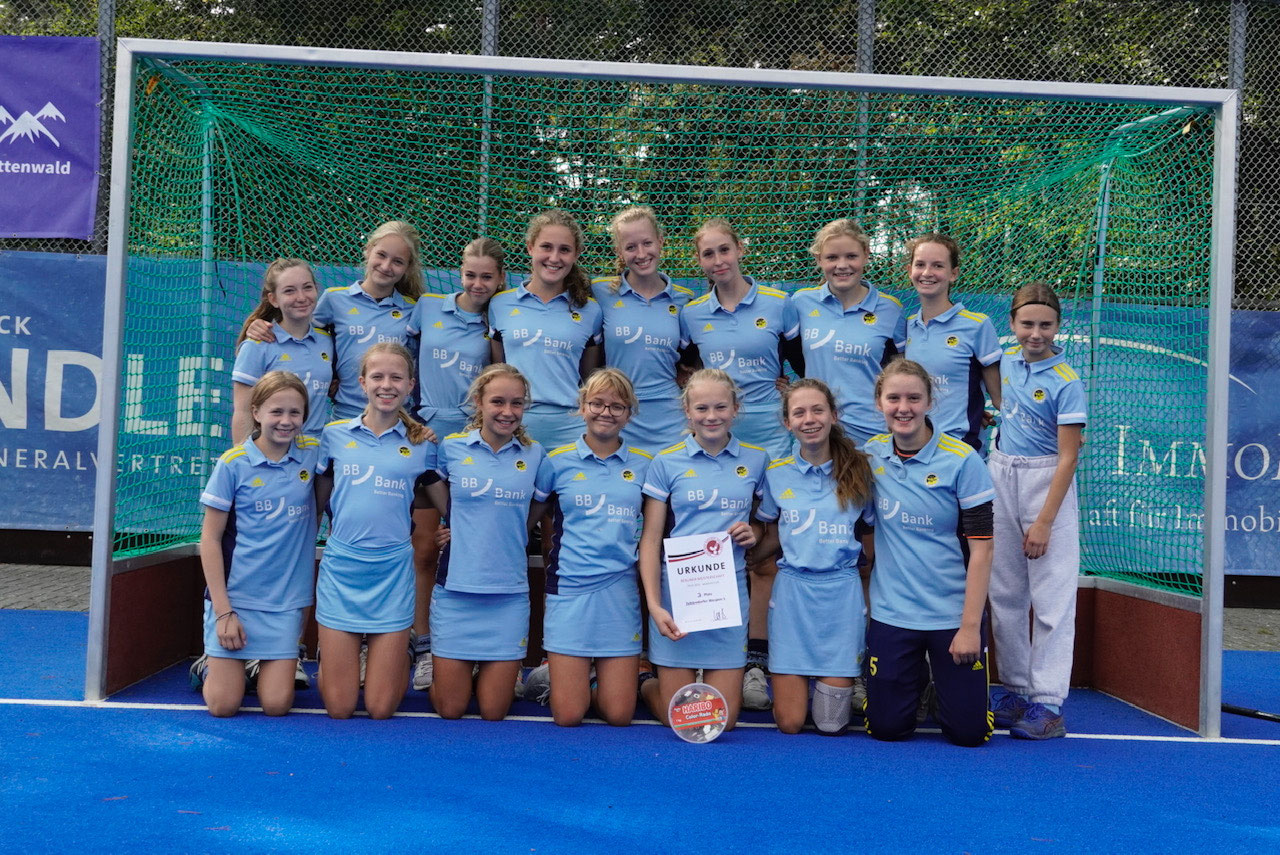 Die Mädchen U14 holen den 3. Platz bei den Berliner Meisterschaften ...