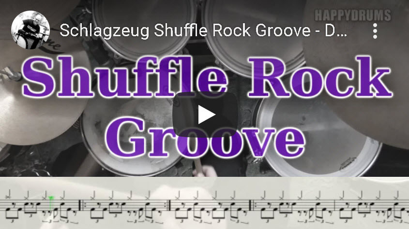 Shuffle Groove | Deep Purple Style - HAPPYDRUMS