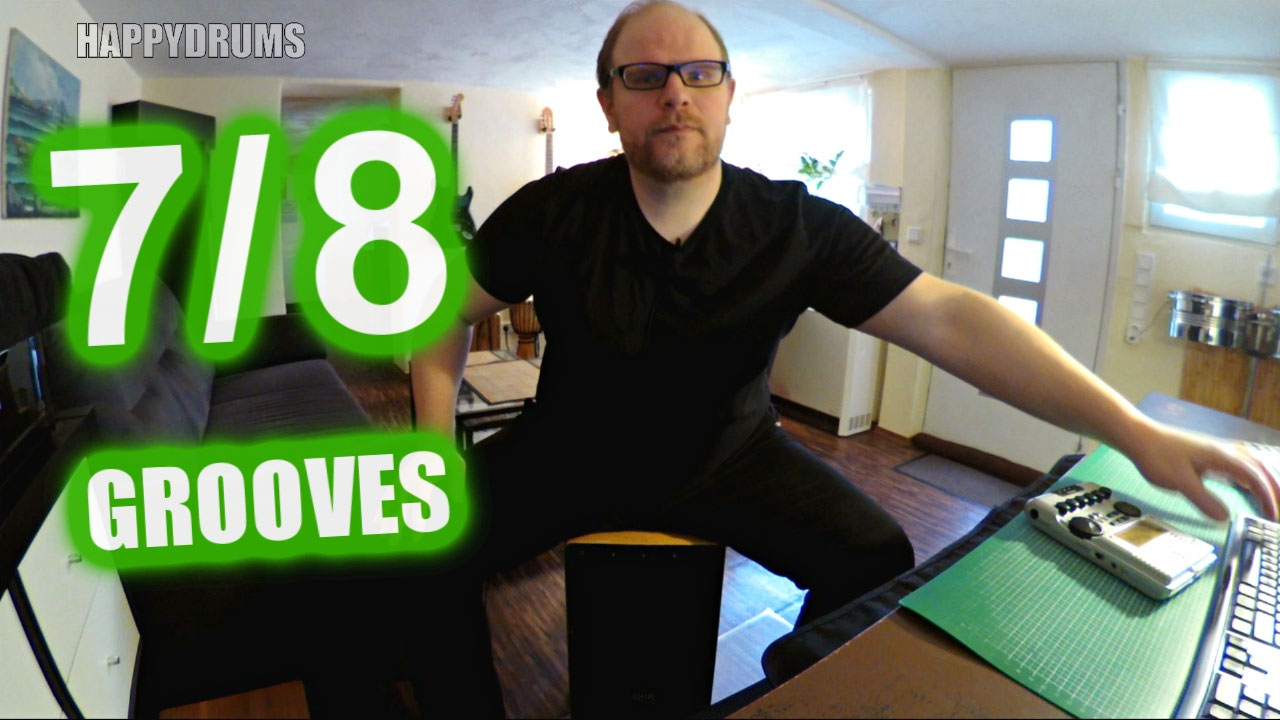 7/8 Cajon Grooves - HAPPYDRUMS