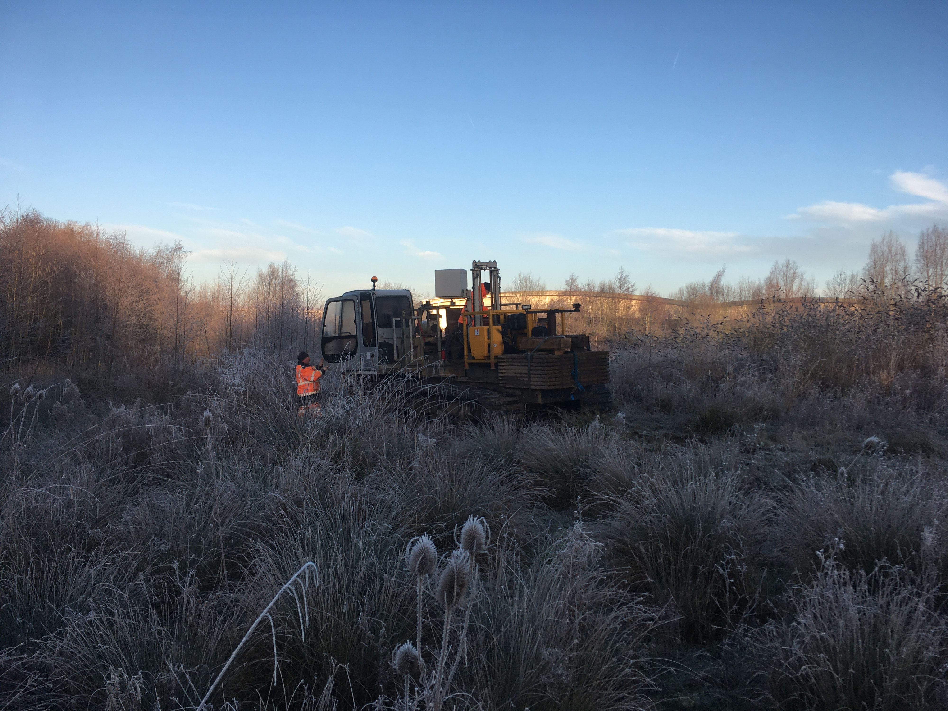 CPT Testing in Backfilled Borrow Pit - Geo-Integrity, Site ...