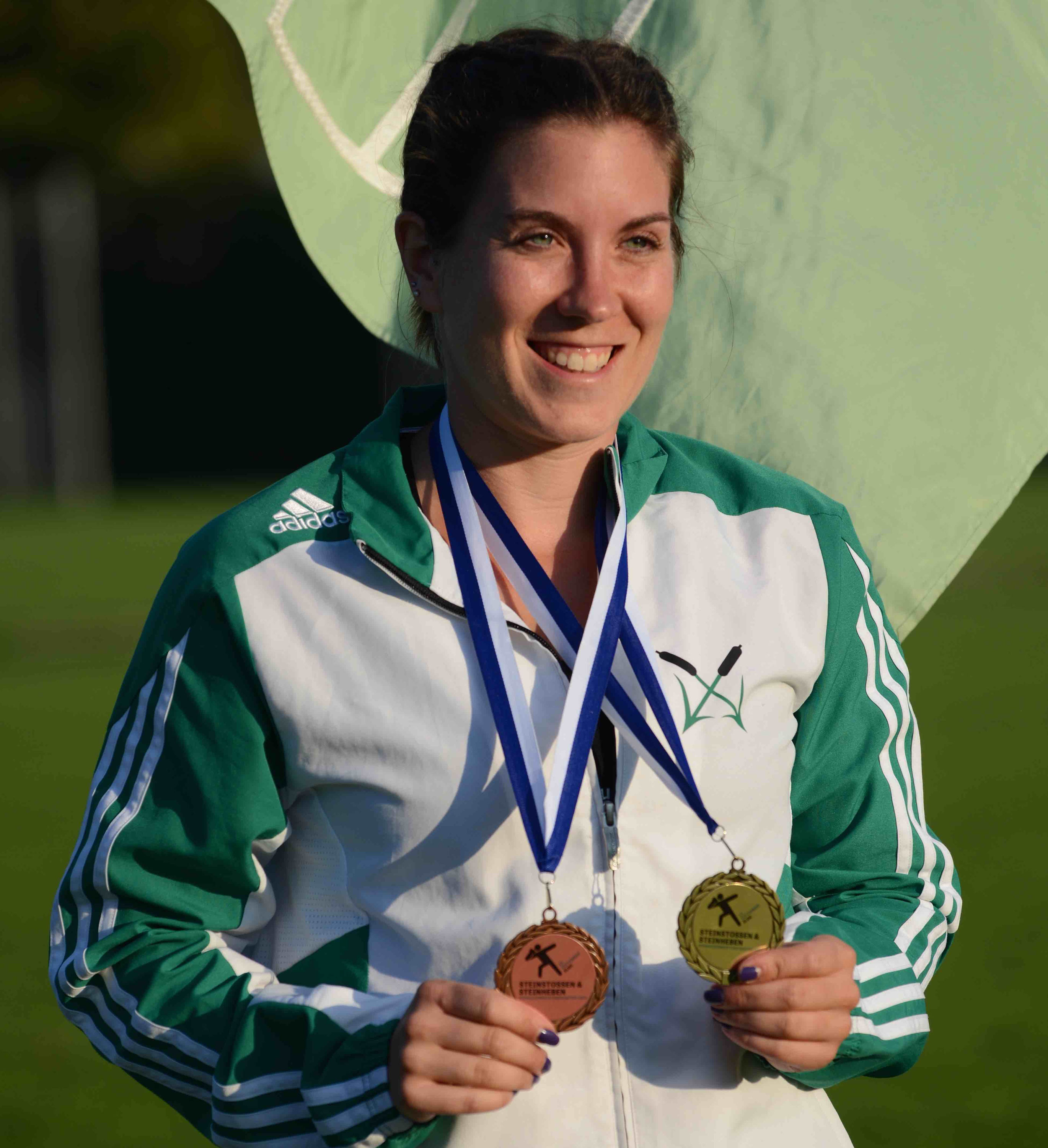 Alexandra Ganz ist Schweizer Meisterin im Steinstossen - Turnverein Thalwil