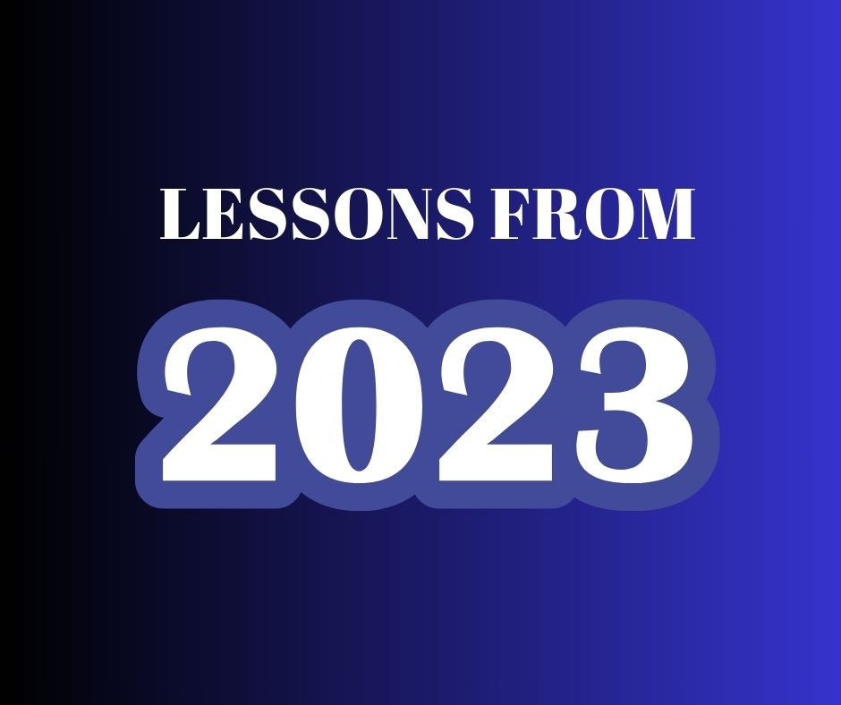 Lessons From 2023 - Jamell Crouthers Books and Blog