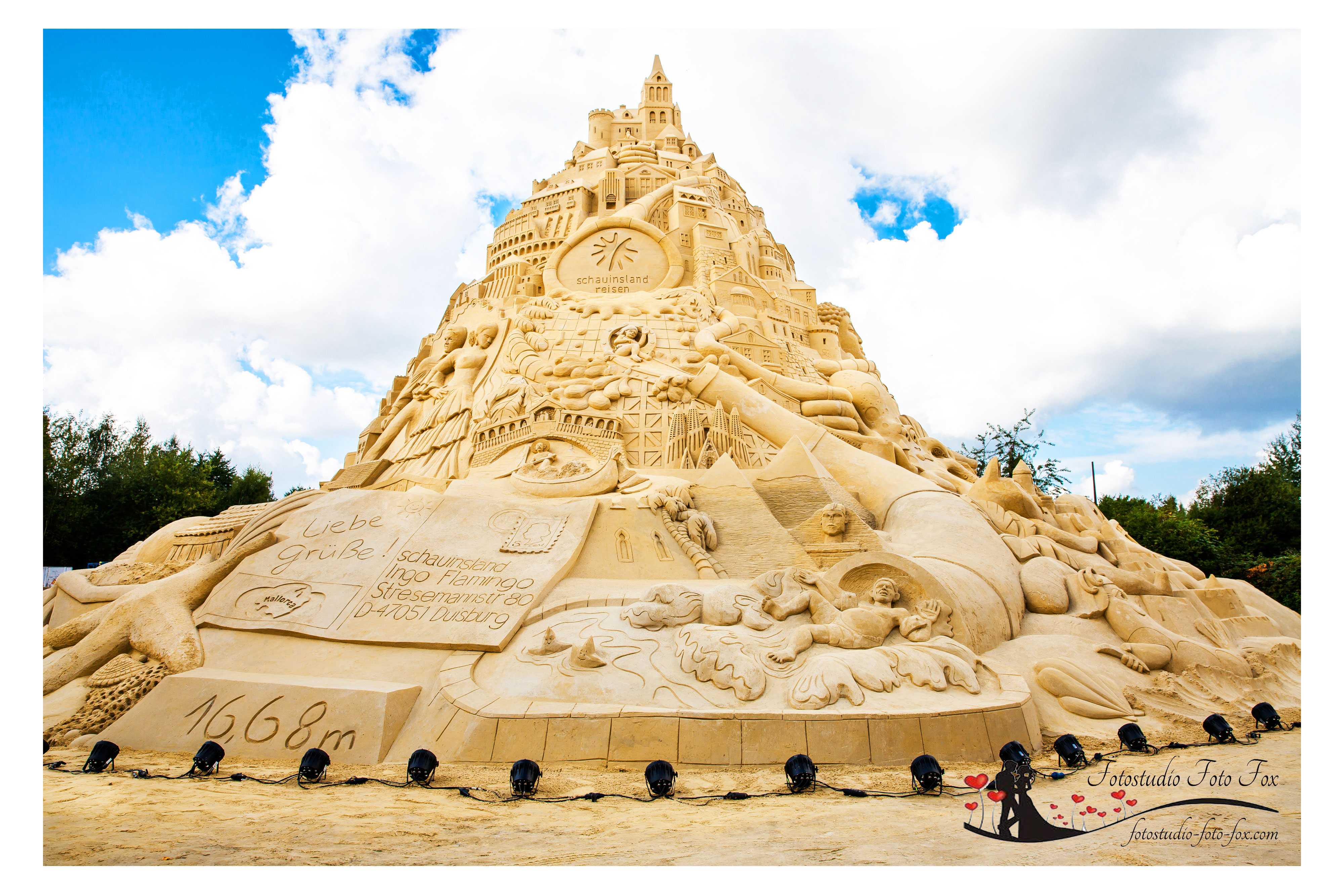 Die höchste Sandburg der Welt - Hochzeitsfotograf Bonn