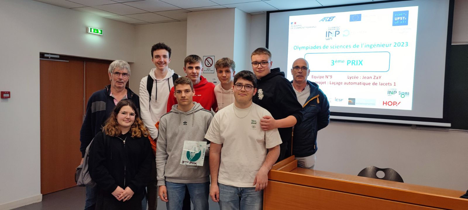 Olympiades des Sciences de l'ingénieur - lycée Jean ZAY (Thiers)