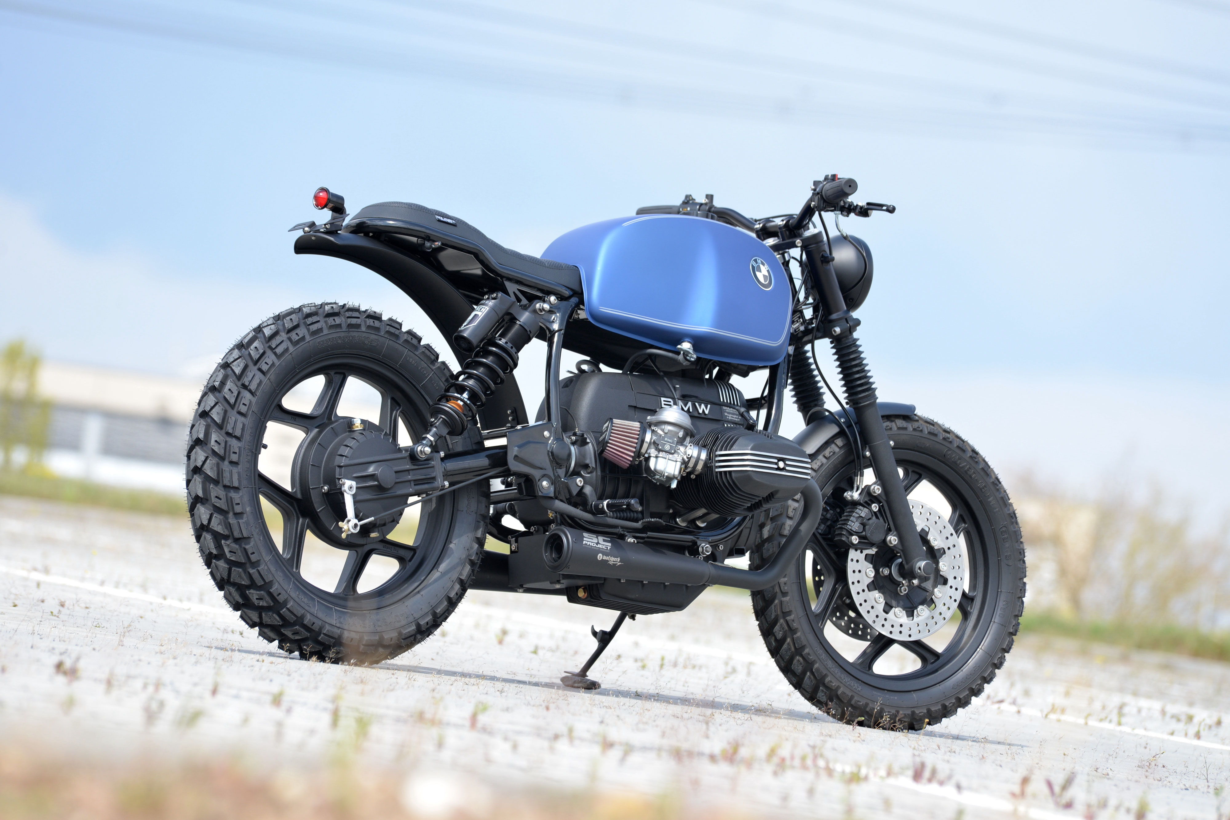 New Bike: SCHIZZO® Scrambler in "Silk-Blue"! - WalzWerk® Motorcycles