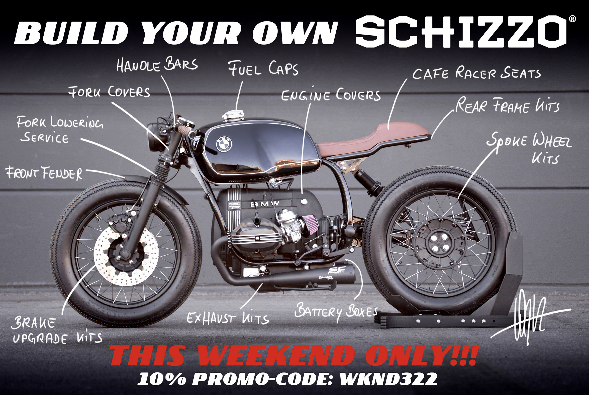 BUILD YOUR OWN SCHIZZO® with 10% Discount! - WalzWerk® Motorcycles