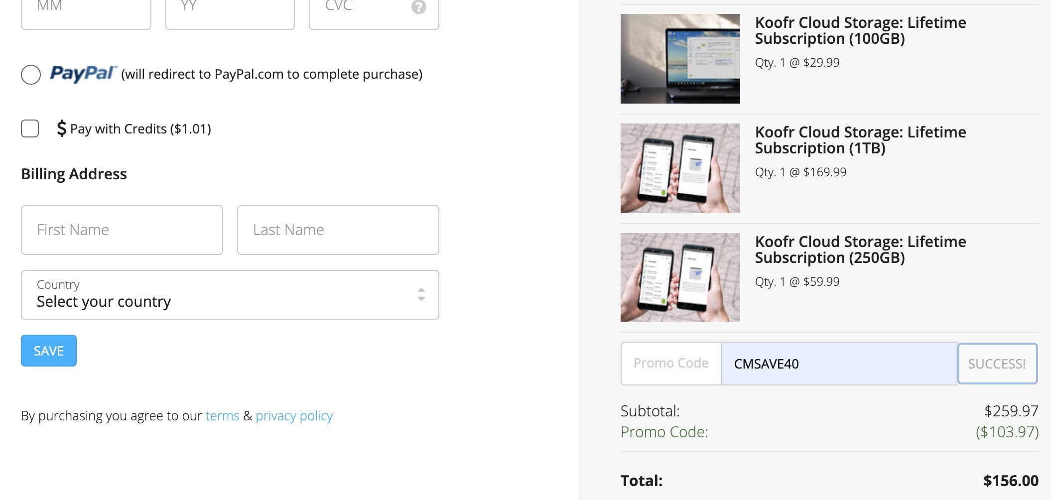 Up to 2.5TB storage space thanks Koofr lifetime deal. 1TB for only 102 ...