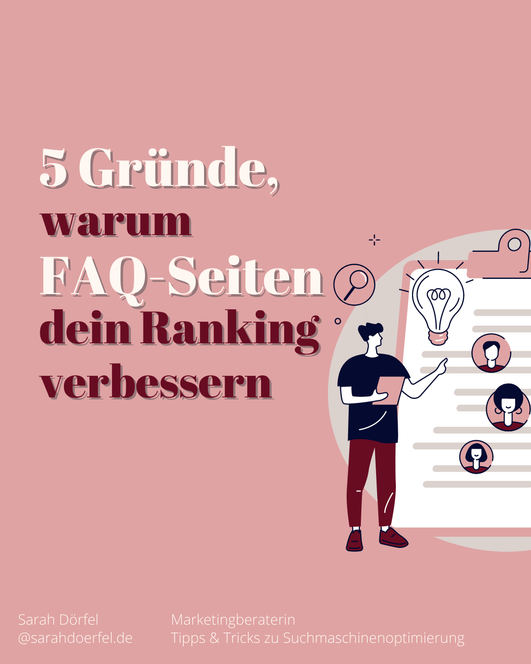 5 Gründe, warum FAQ-Seiten dein Ranking verbessern - Sarah Dörfel ...