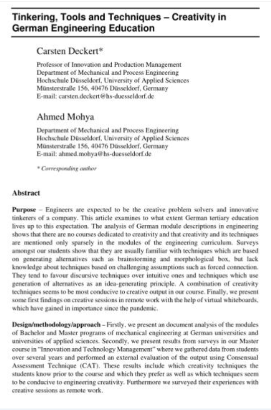 Tinkering, Tools and Techniques - Carsten Deckert