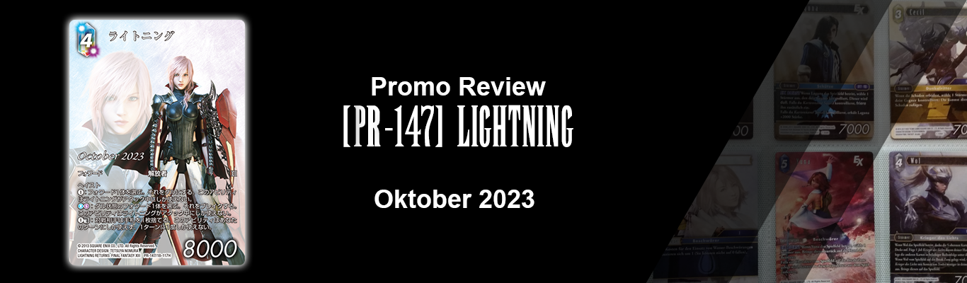Oktober 2023 Promo: [PR-147] Lightning - FFTCG.org