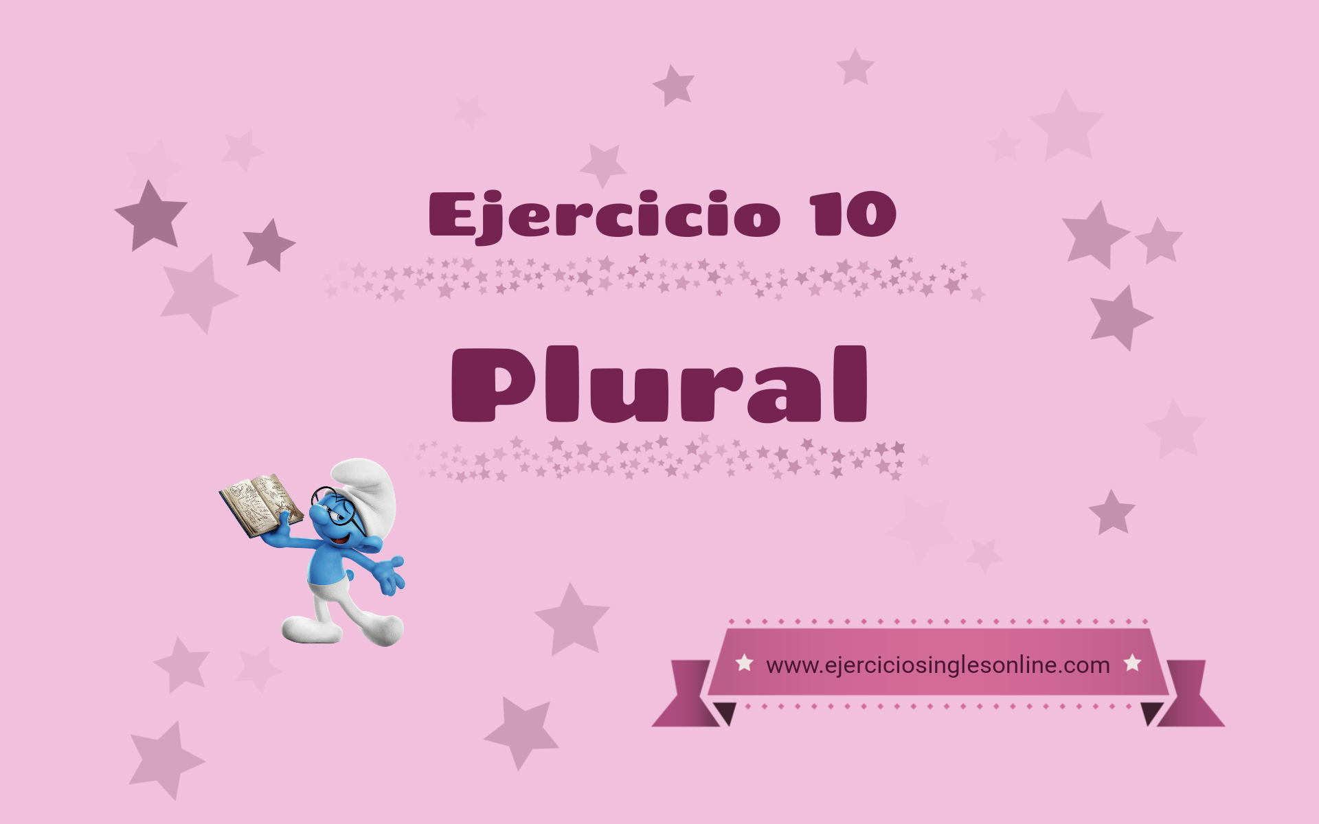 Plural en inglés - Ejercicios inglés online