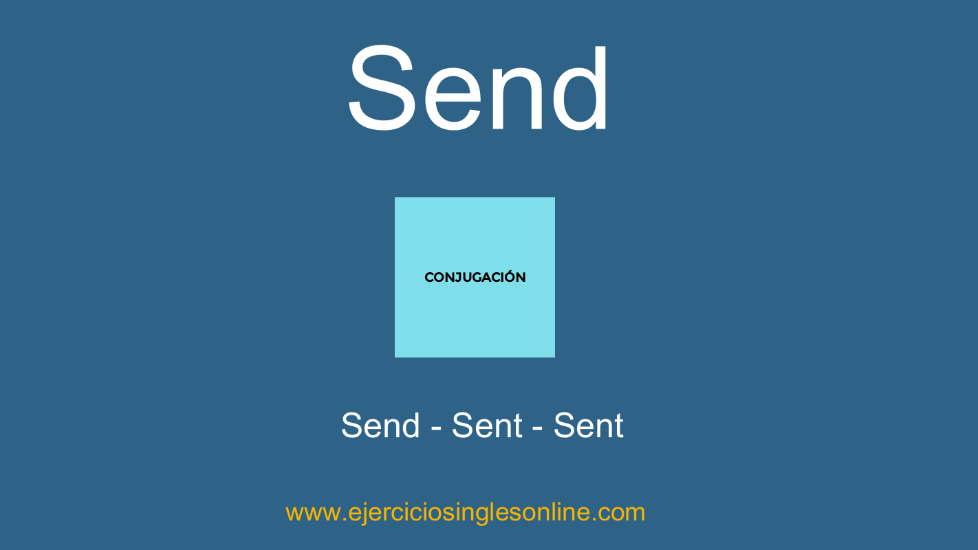 Send - Conjugación - Ejercicios inglés online
