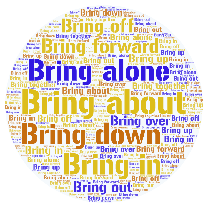Phrasal verbs con BRING en inglés - Ejercicios inglés online