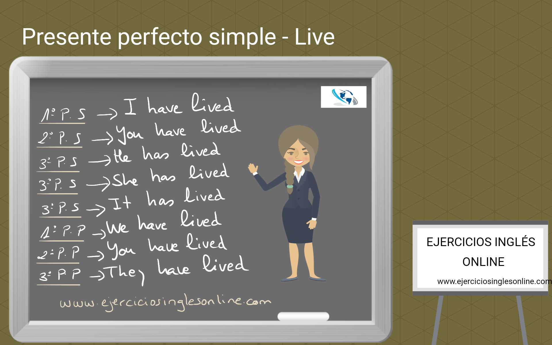 Presente perfecto simple - Ejercicio 5 - Interactivo - Ejercicios ...