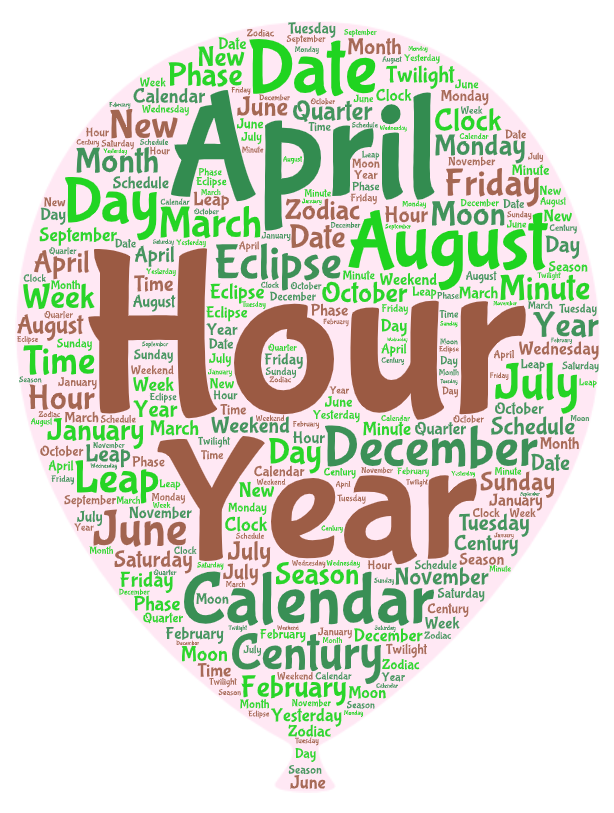 Calendar vocabulary - Ejercicios inglés online