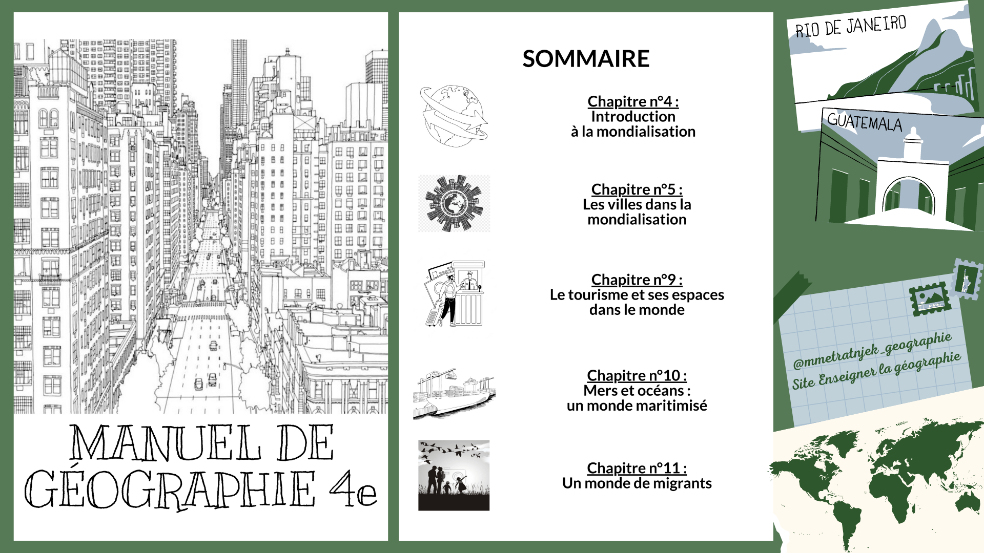 Un "manuel" de géographie pour accompagner les élèves hors de la classe ...