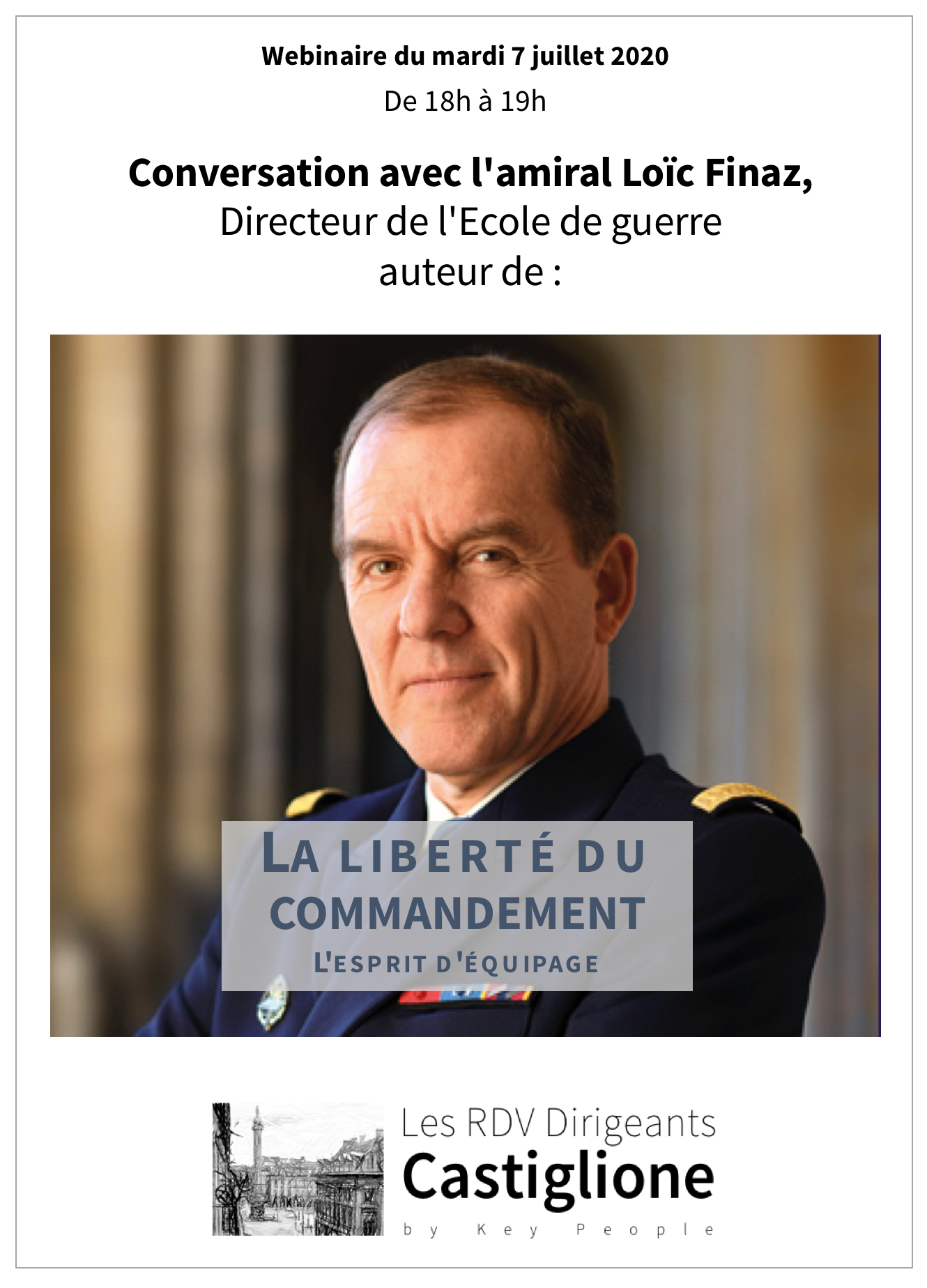 [WEBINAIRE] Le vice-amiral Loïc Finaz en direct de l'Ecole de guerre ...