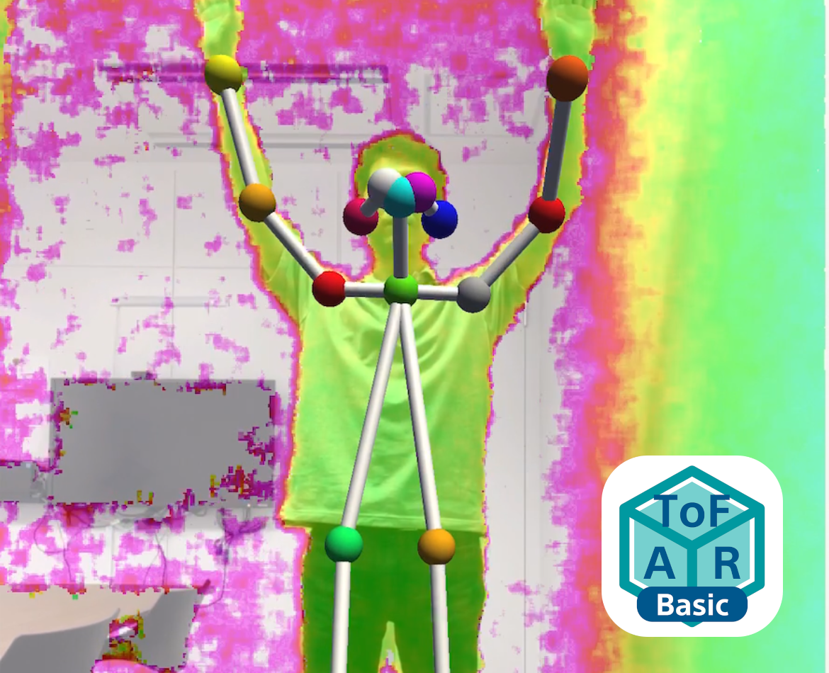 Sony「ToF AR」サンプルアプリ について【SamplesBasic 後編】 - Team XR｜株式会社システムフレンド