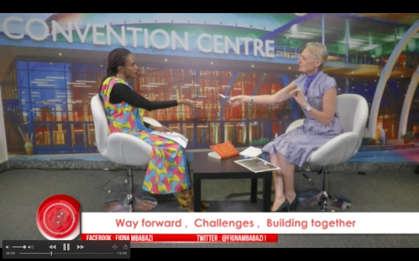 Katy on Rwanda TV - educationrwanda
