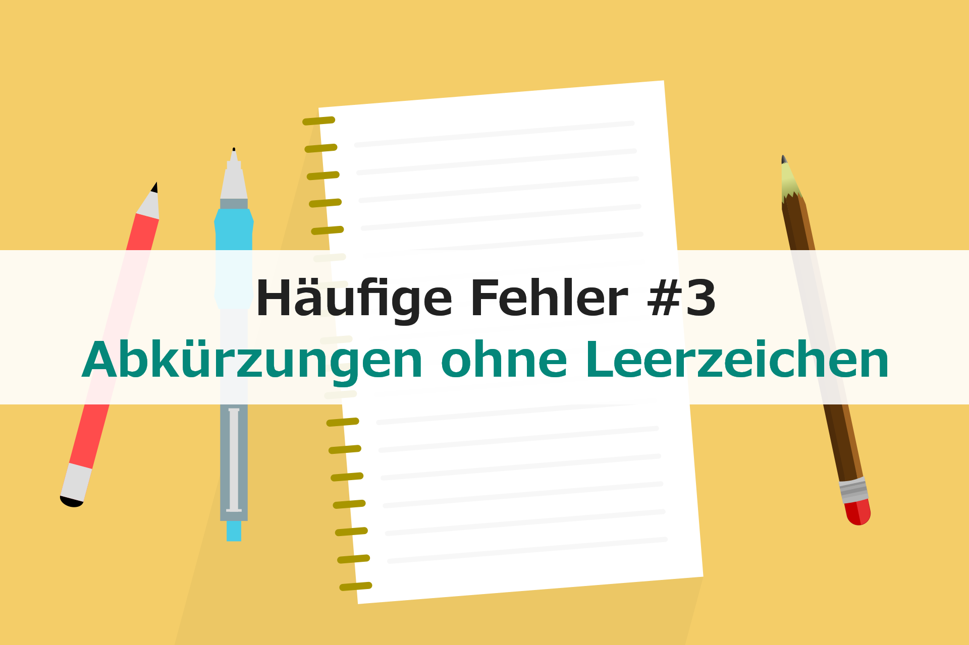 Leerzeichen bei Abkürzungen - Ka&Jott – Lektorat und Autorenbetreuung
