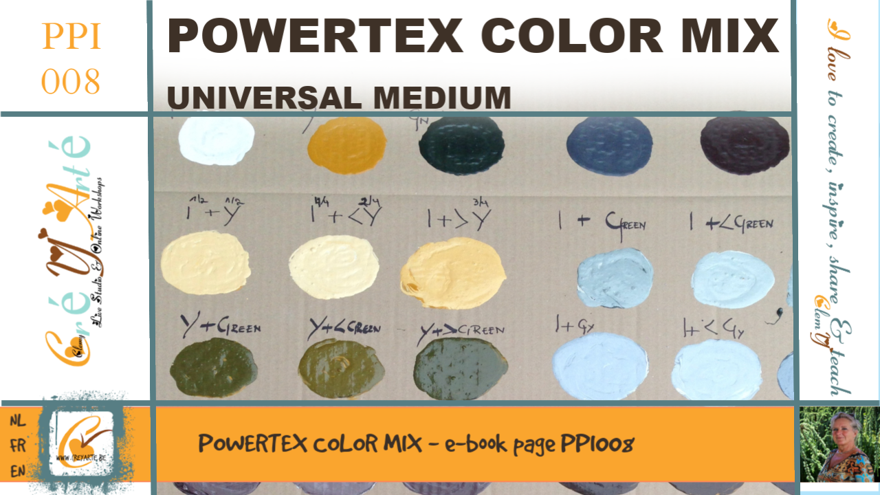 E-Book Page PPI008 - POWERTEX COLOR MIXES - CréYarté!