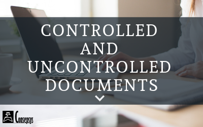 Controlled and Uncontrolled Documents - Consepsys