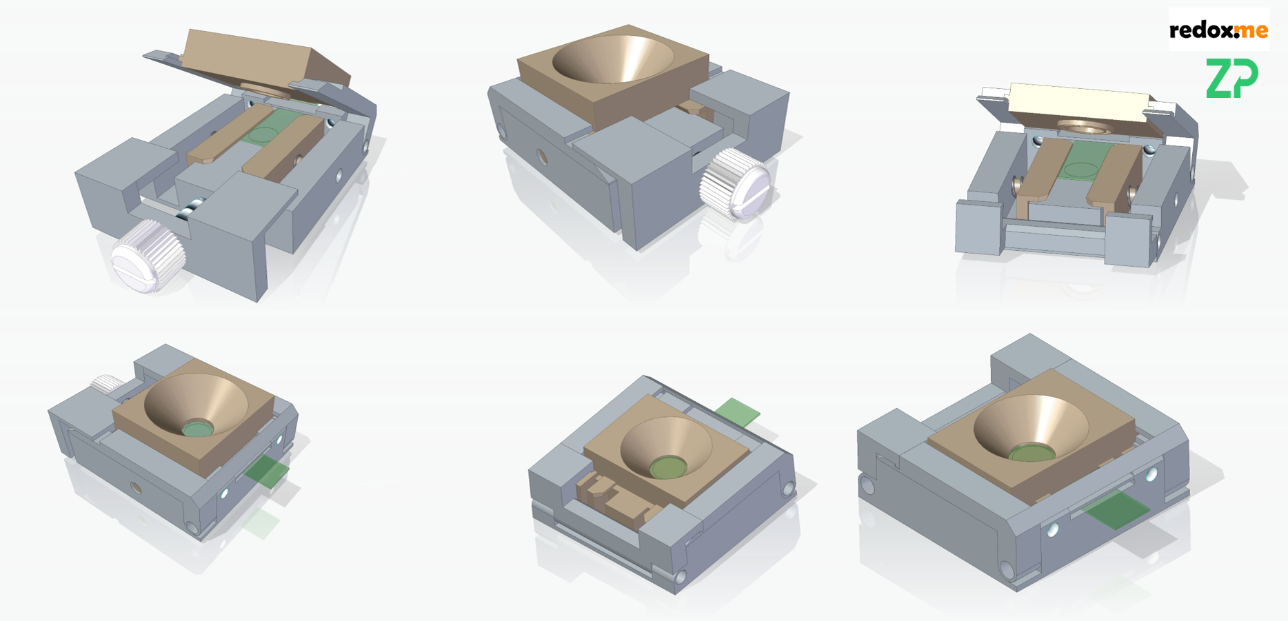 ZP Screen printed electrode holder - zimmerandpeacock