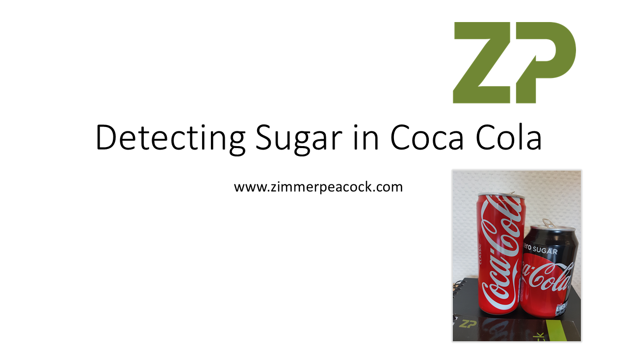 Measuring sugar in Coca Cola using biosensors - zimmerandpeacock