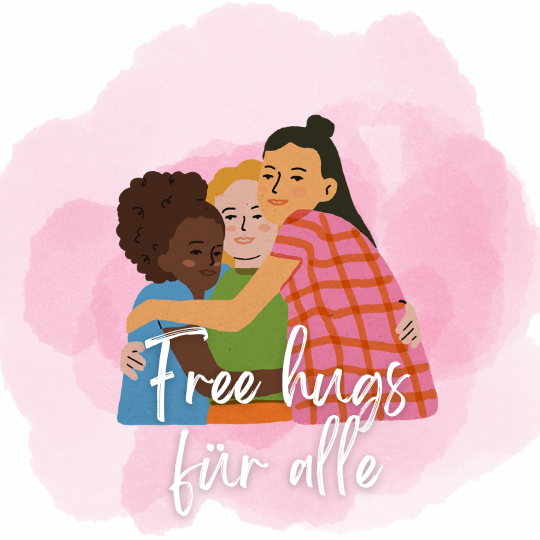 Free hugs für alle - Manuela Vogel