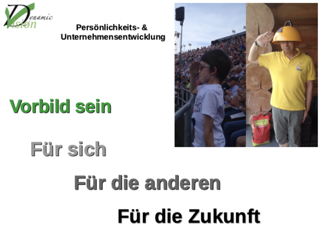 Vorbild sein - dynamic-vision-persoenlichkeits Webseite!