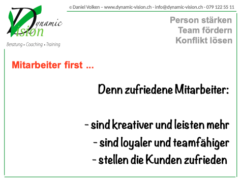 Mitarbeiter first - dynamic-vision-persoenlichkeits Webseite!