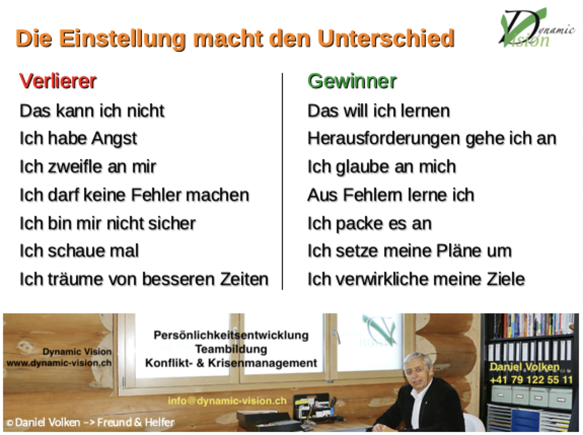 Die Einstellung macht den Unterschied - dynamic-vision-persoenlichkeits ...
