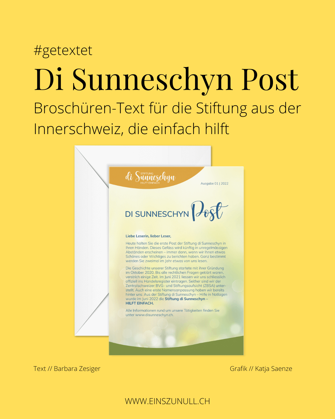 Di Sunneschyn Post Text F r Die Stiftung Aus Der Innerschweiz Die di-sunneschyn-post-text-f-r-die-stiftung-aus-der-innerschweiz-die