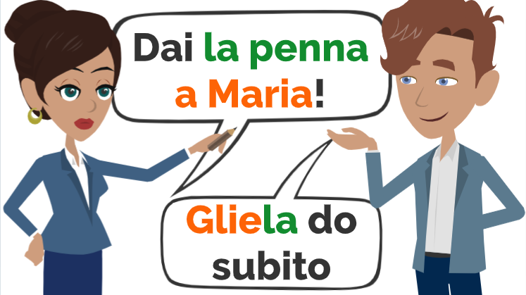 PRONOMI COMBINATI (DOPPI) in italiano [Italian Combined Pronouns ...