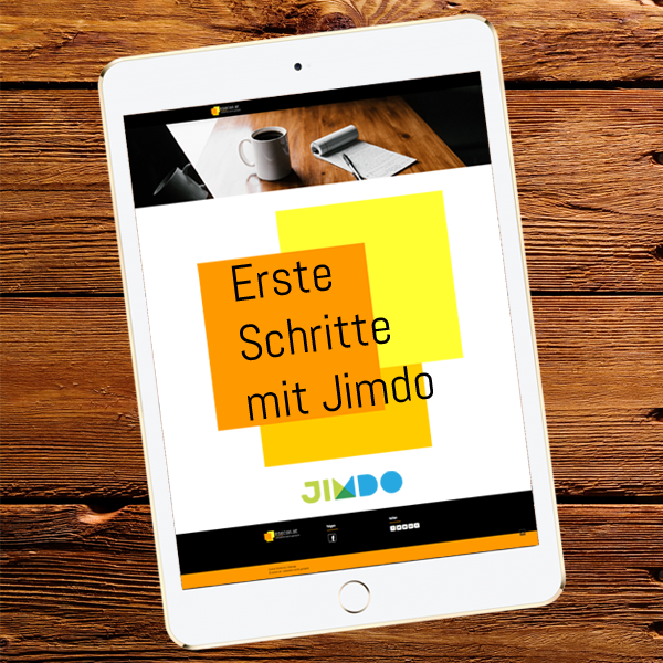 Erste Schritte mit Jimdo - esecon.at - webseiten leicht gemacht