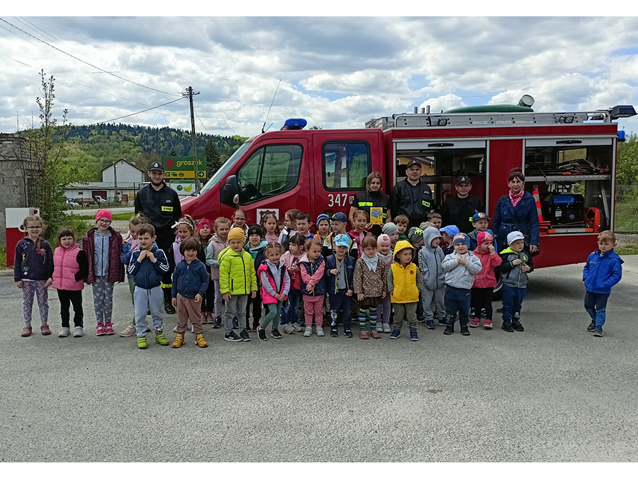 WIZYTA DZIECI Z PRZEDSZKOLA - OSP Chorkówka