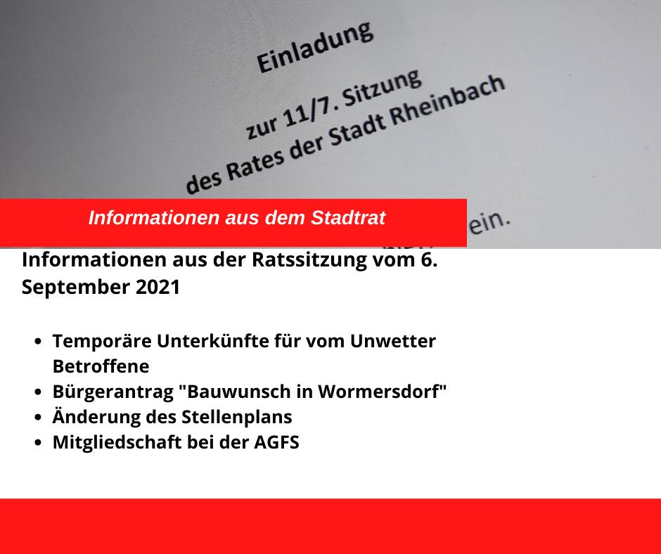 Bericht zur Ratssitzung vom 6. September 2021 - michael-rohloff-in ...