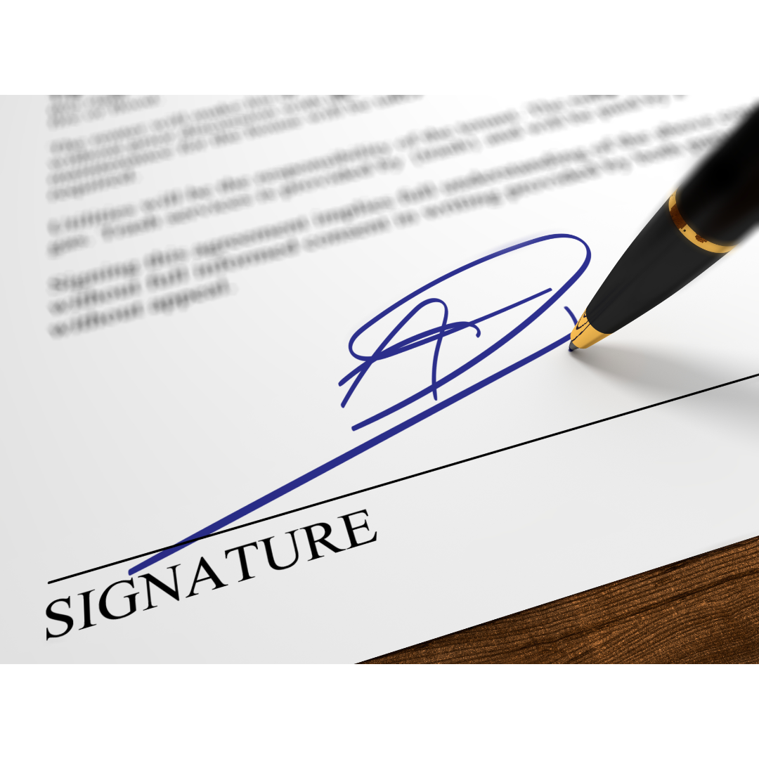 Digitale of elektronische handtekening - Cedere