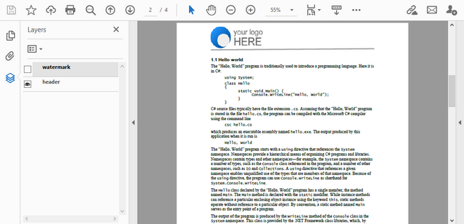 Java PDF - codeexamples