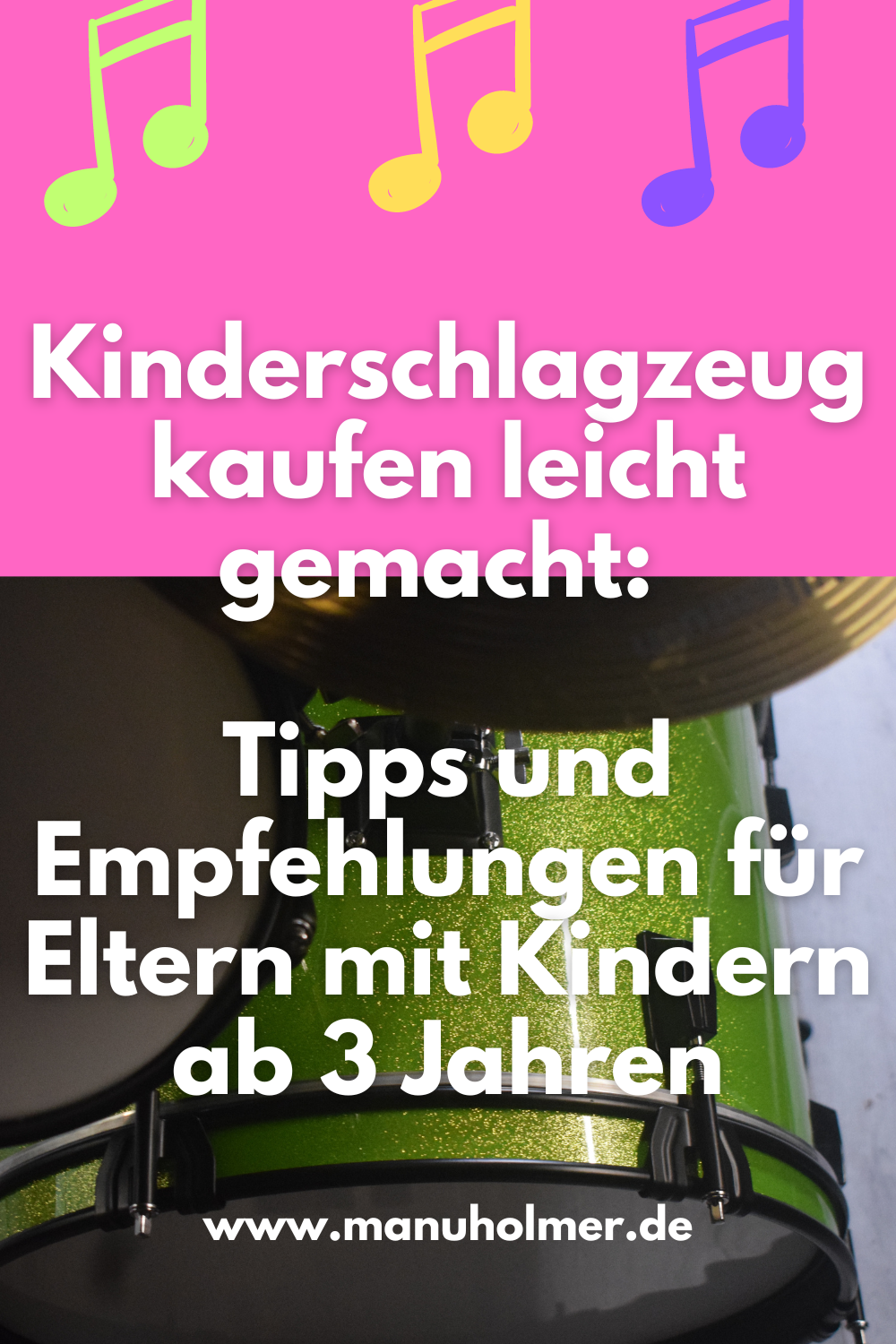 Kinder und Musik - Manu Holmer - Schlagzeug- und Wortspielerin