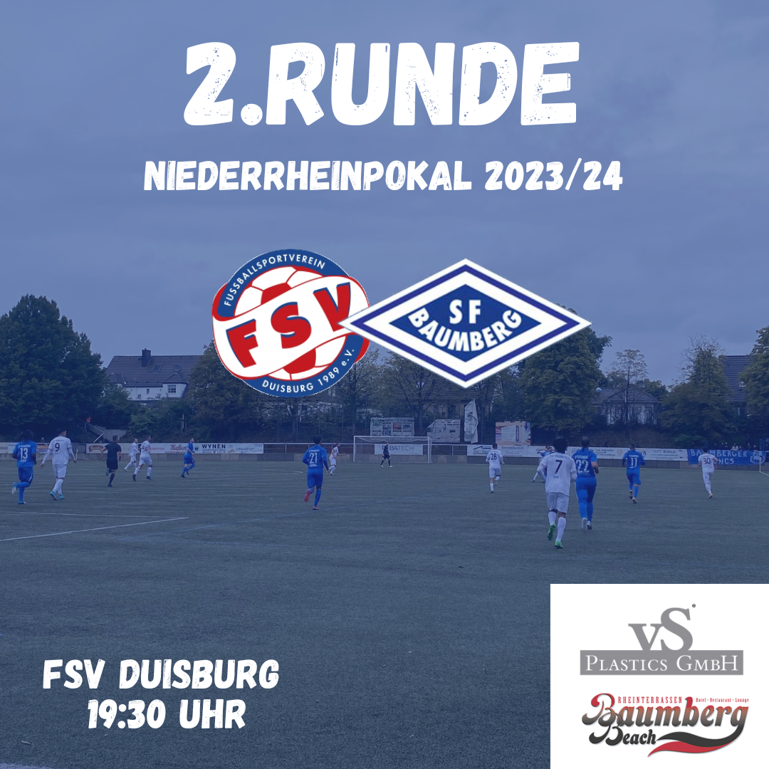 POKAL: Sportfreunde zu Gast beim FSV Duisburg - offizielle Homepage der ...