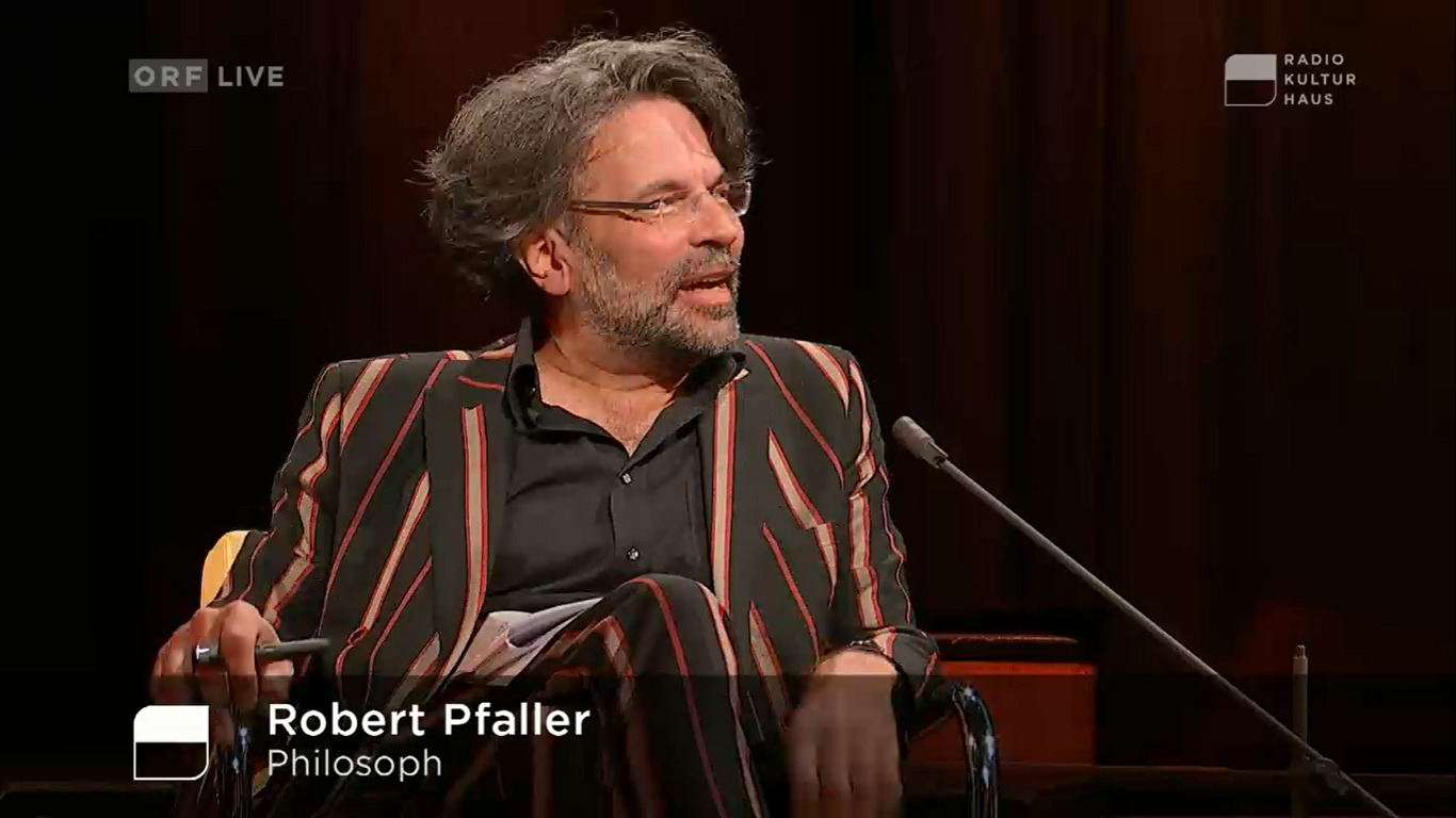 Robert Pfaller, ein kunstsinniger Philosoph - manfredlaglers Webseite!
