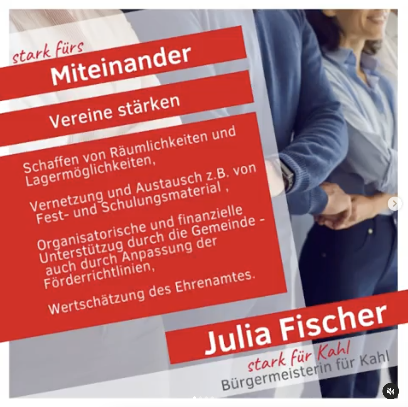 Stark fürs Miteinander - Julia Fischer | Bürgermeisterin für Kahl