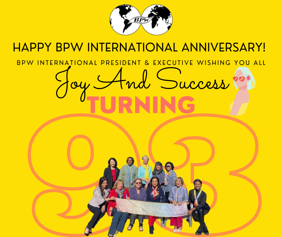 Happy BPW International Anniversary 2023! - BPW International