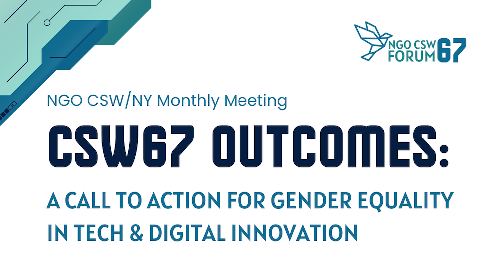 NGO CSW/NY - Debriefing on the outcomes of CSW67 - 20 April 2023 - BPW ...